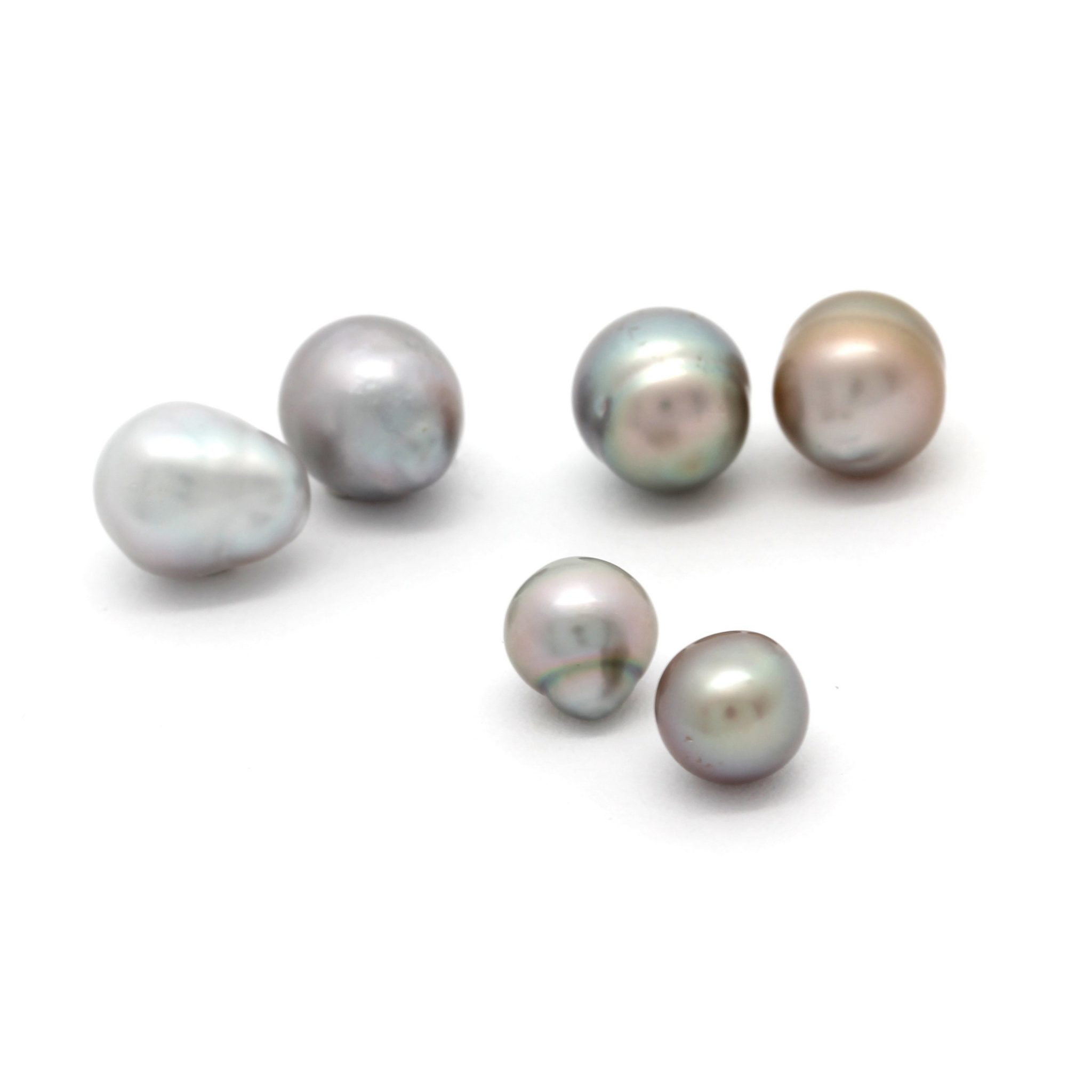 Lot of 6 Baroque Cortez Pearls from 2020 HARVEST - Perlas del Mar de ...