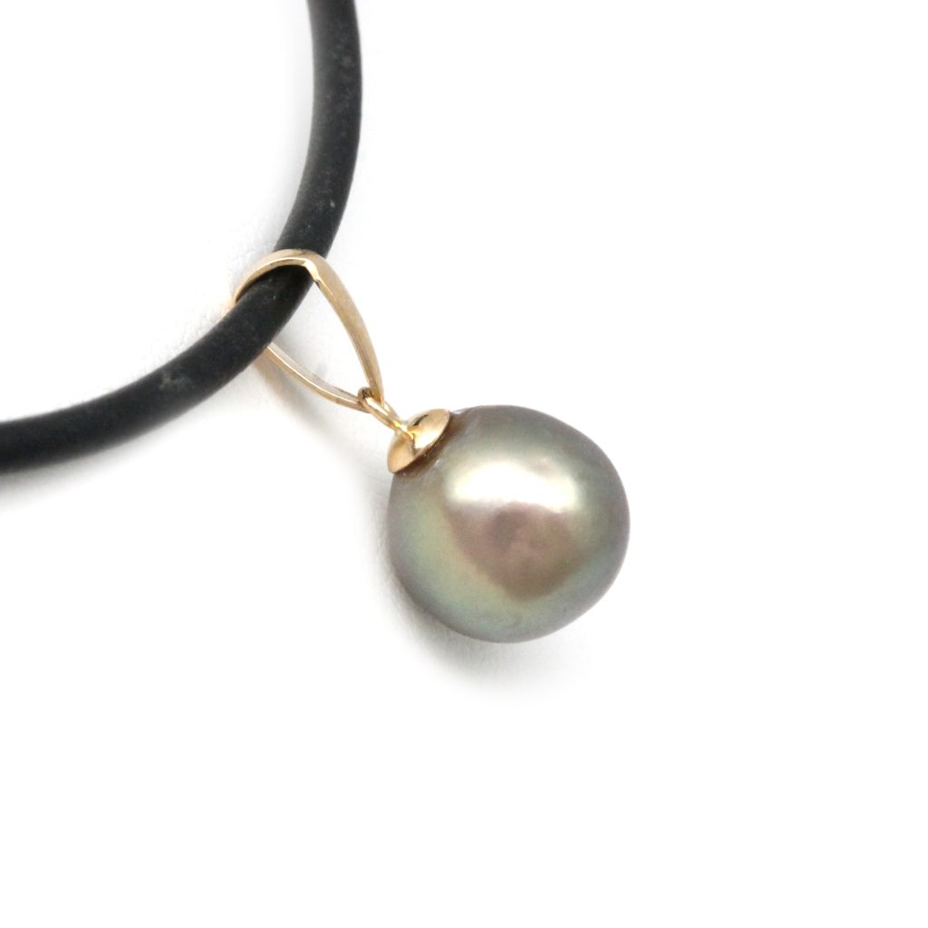 Dije en Oro Amarillo 18K con Perla del Mar de Cortez - Perlas del Mar ...